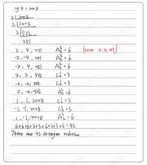 Solved Determine How Many Integer Solutions Xyz Are There To The