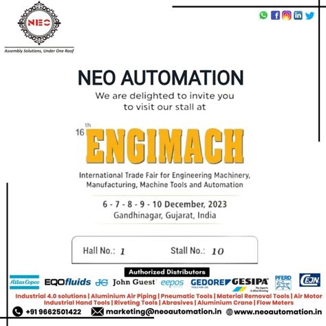 Neo Automation On Linkedin We Cordially Invite You To Be A Part Of The 16th Engimach Exhibition At…
