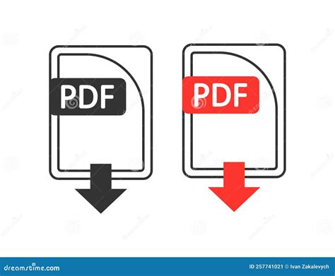 download pdf file format icon save document symbol sign app button