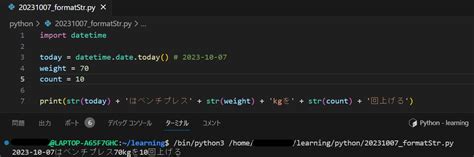 Python文字列に変数を入れるときはフォーマット文字列を使おう使い方を紹介 テックパンプ Python文字列に変数を入れるときはフォーマット文字列を使おう使い方を紹介 テックパンプ