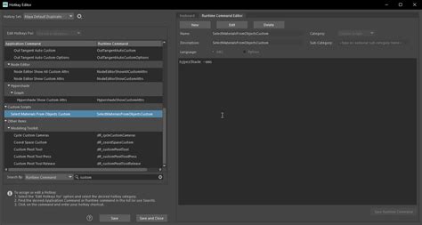 Solved Select Materials From Objects Hotkey From Outside Hypershader