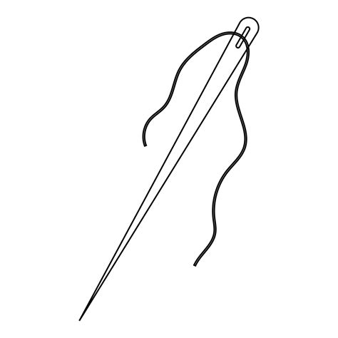 Needle The Black Color Icon 5217957 Vector Art At Vecteezy