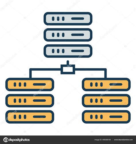 bigdata data center database icon filled outline style stock vector by ©iconfinder 469368184