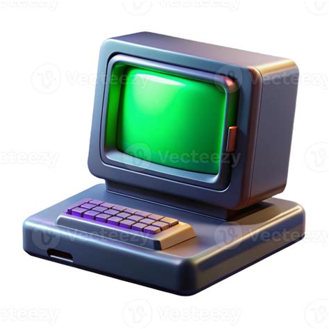 Impressive Creative A Vintage Computer Terminal Displaying Cryptic Code Glowing Green Against A