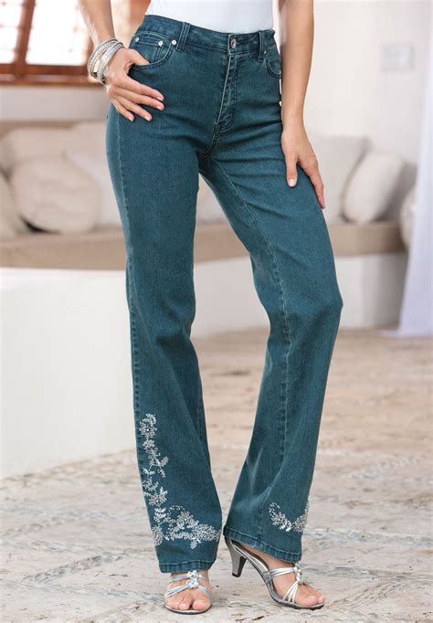 Plus Size Justine Embellished Jean By Denim Plus Size Outfits Embellished Jeans Big And