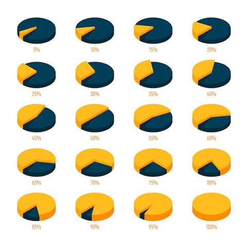 vibrant pie chart visualizing proportional data segments jiffy designs