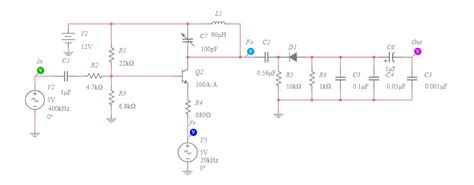 Fm Modulation And Demodulation Circuit Multisim Live