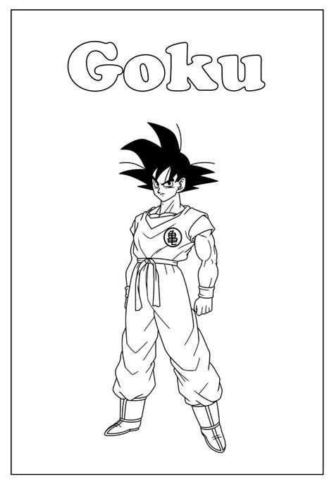 Desenho Para Colorir E Imprimir Dragon Ball Z To Grupoatstecbr