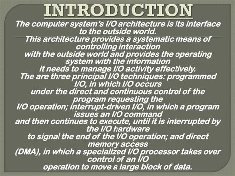 Ppt Input Output Organization Powerpoint Presentation Free Download