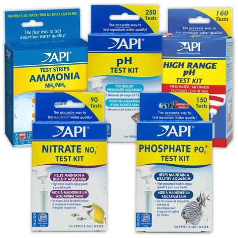 API Test Kits Ammonia Nitrate Nitrite PH KH GH Phosphate Freshwater Marine EBay UK