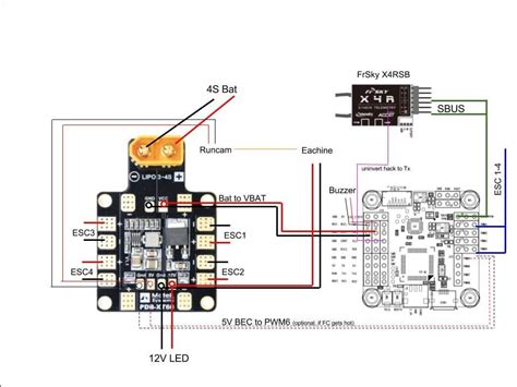 Help Connecting Revo F4 Fc To Flysky X6b Rx Multicopter