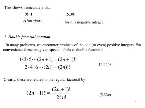 Ppt 5 The Gamma Function Factorial Function Powerpoint Presentation Id 326007