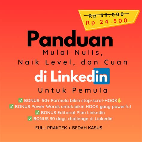 🚀 pengen linkedin kamu naik level ini panduan mulai nulis naik level