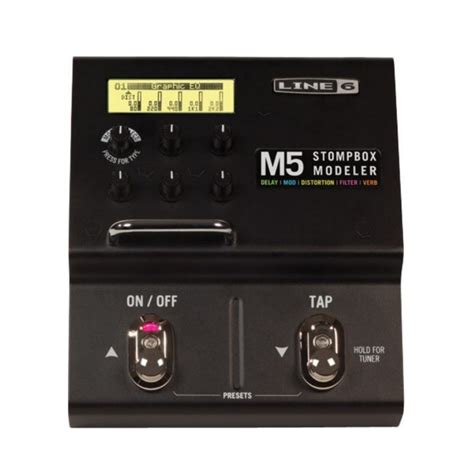 Line 6 M5 Stompbox Modeler Multi Fx Guitar Processer Midi Interface