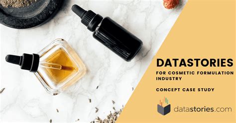 Case Study Concept DataStories For Cosmetic Formulation Industry DataStories A Partners In
