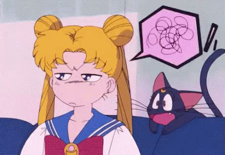 Luna Sailor Moon  Luna Sailor Moon Frustrated Discover And Share S