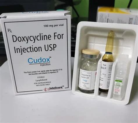 Doxycycline Injection 100mg At Rs 45vial In Baddi Id 2851939908930