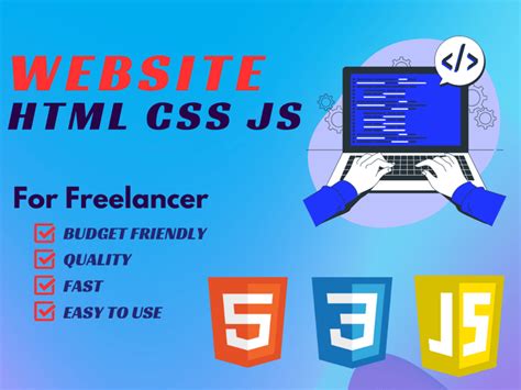 custom html css js website templates to stand out online upwork