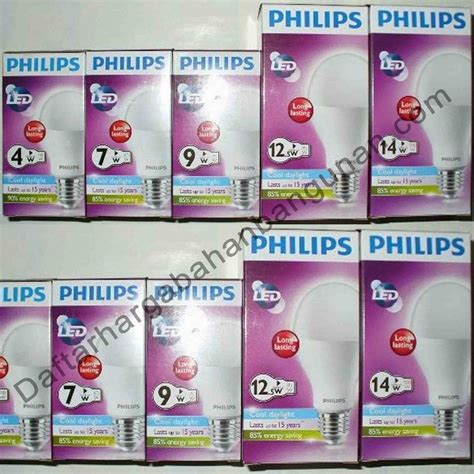 Daftar Harga Lampu Led Philips Terbaru Daftar Harga Bahan Bangunan