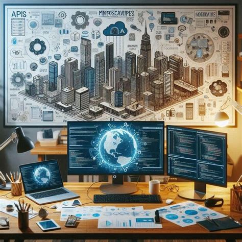 Developers Dream Workspace Premium Ai Generated Image
