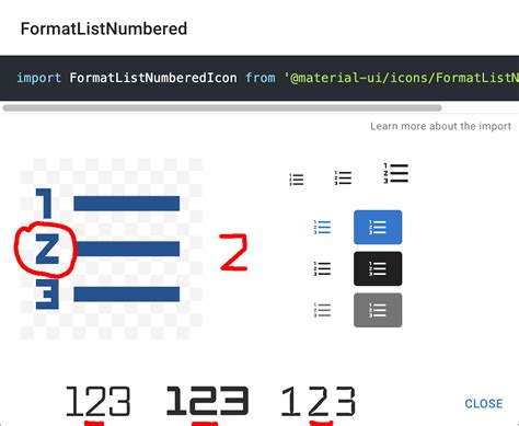 List Icon Appear As 1 Z 3 Refine The 2 · Issue 23227 · Mui