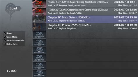 Ys Ix Monstrum Nox Game Ui Database