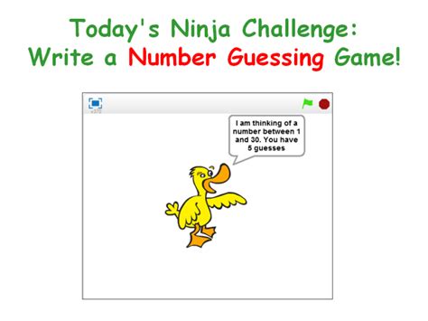 Week 6 Scratch Beginners Guessing Game Coderdojo Athenry
