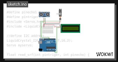 Tempat Sampah Otomatis Wokwi Esp32 Stm32 Arduino Simulator