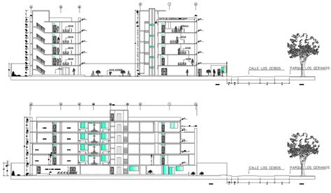 Apartment Detail 2d View Section Layout Autocad File Artofit