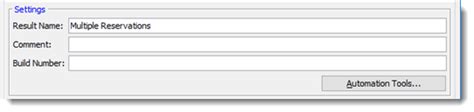 configuring and running tests from testarchitect client