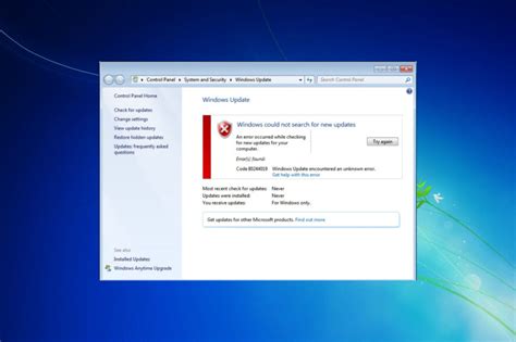 How To Fix Windows Update Error 80244019 On Windows 7