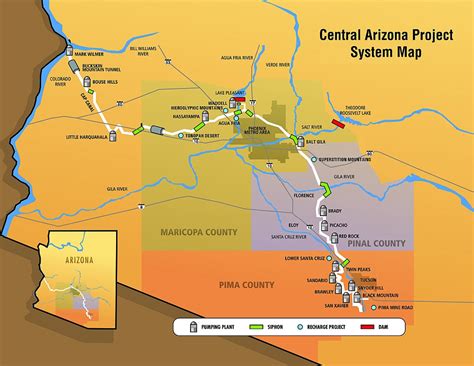 Phoenix Canal System Map
