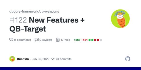 new features qb target by brianxtu · pull request 122 · qbcore