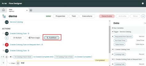 How To Call Subflow From A Flow In Flow Designer I Servicenow Community