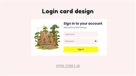 Make A Login Form That Can Hide And Show Password HTML CSS JS YouTube