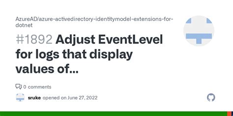Adjust Eventlevel For Logs That Display Values Of Tokenvalidationparameters · Issue 1892