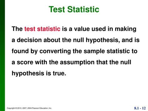 PPT Chapter 8 Hypothesis Testing PowerPoint Presentation Free Download ID 3766172