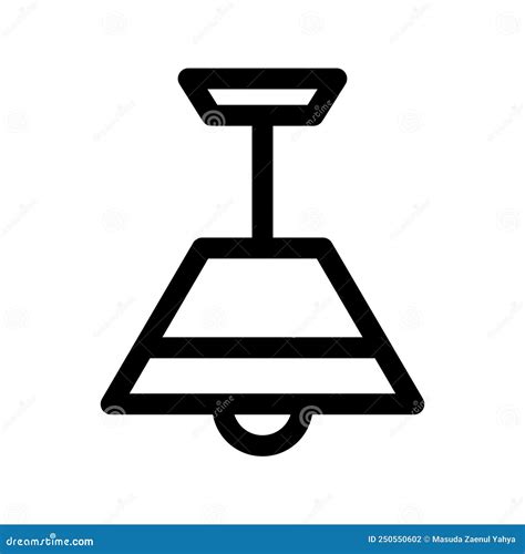 Illustration Vector Graphic Of Hanging Lamp Icon Stock Vector Illustration Of Interior Logo