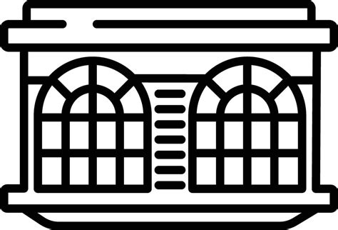 Rounded Window Outline Illustration 45276115 Vector Art At Vecteezy