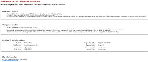 Iis There Was An Error While Performing This Operation
