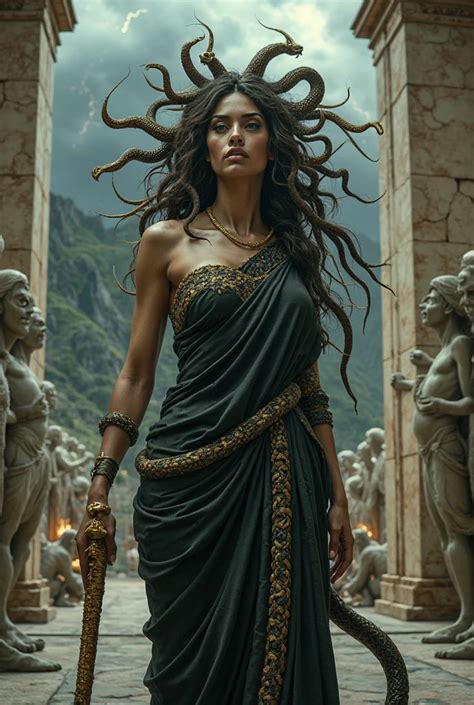 Hyper Realistic Anthropomorphic Woman Personifying The Mythical
