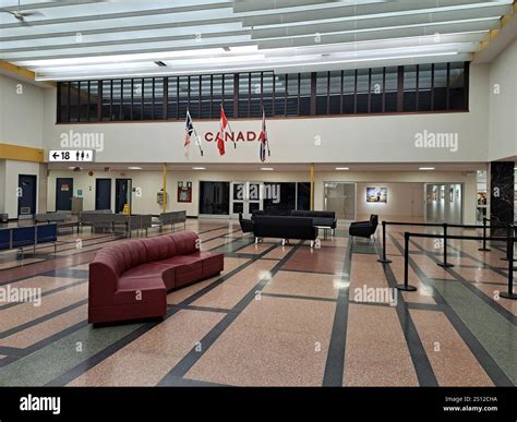 Waiting Area Inside The Airport In Gander Newfoundland And Labrador