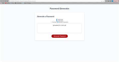 Github Czaldivar419random Password Generator A Javascript Program That Generates A Random