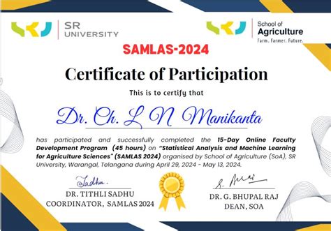 Dr Manikanta Chennamsetty On Linkedin Completion Of Fdp About