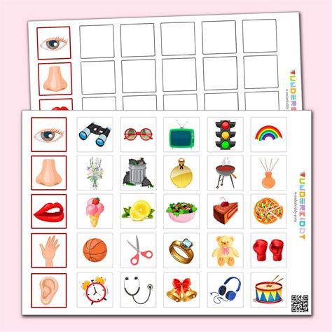 Kindergarten Printable Sorting Activity Five Senses Artofit