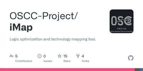 GitHub OSCC Project IMap Logic Optimization And Technology Mapping Tool