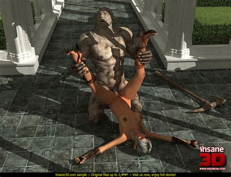 Horny Stone Golem Gets Alive And Fucked Hard Cute Ponytailed Fairy Girl CartoonTube XXX