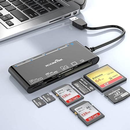Amazon Com Rocketek 7 IN 1 Multi Card Reader USB 3 0 Memory Card Reader For SD SDXC SDHC Micro