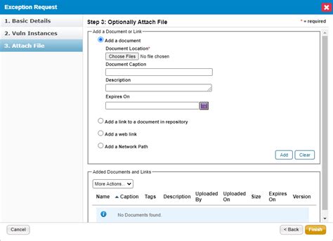 Create A Vulnerability Exception On A Ticket Riskvision Knowledge Base