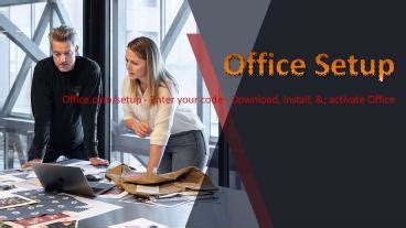PPT Office Com Setup Enter Office Product Key Office Setup PowerPoint Presentation Free